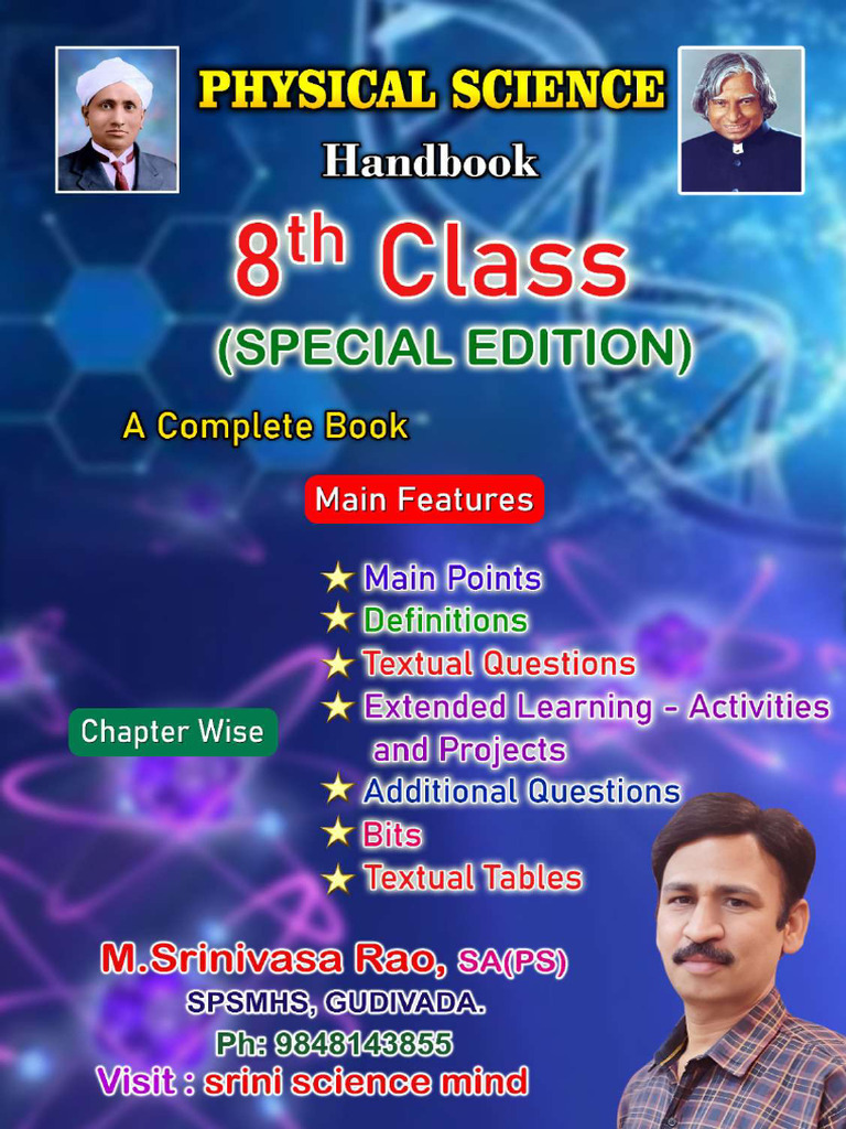 8th CLASS PS Handbook2023 2024 | PDF | Force | Pressure