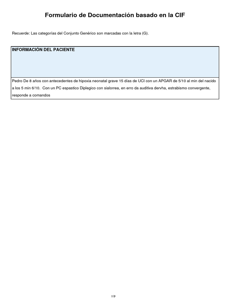 Formulario Documentacion CIF | PDF