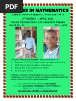 Math Paper 2 - MR 6points | PDF | Mathematics | Determinant