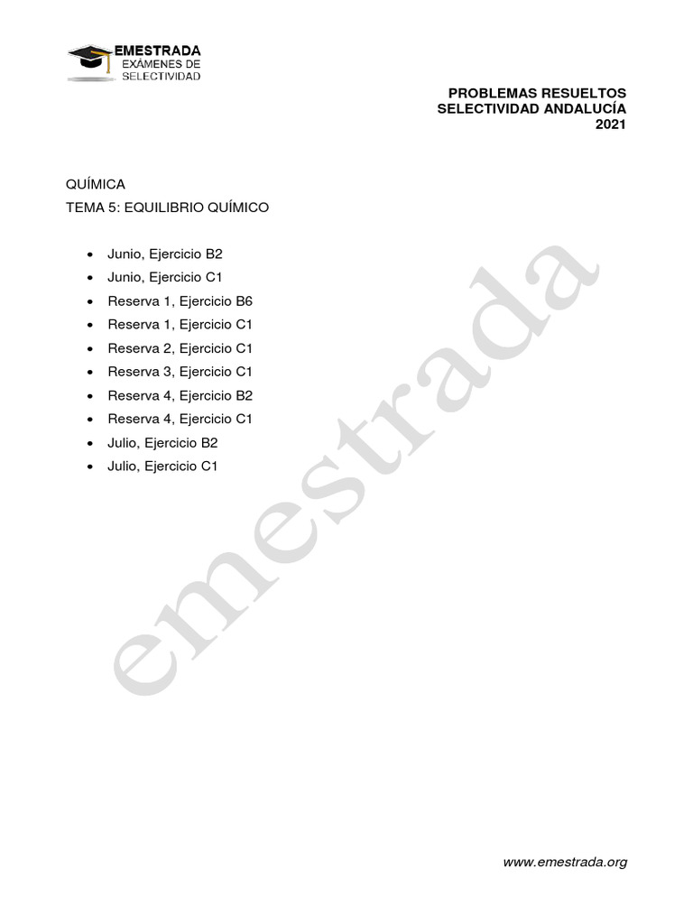 Quim T5 2021 | PDF