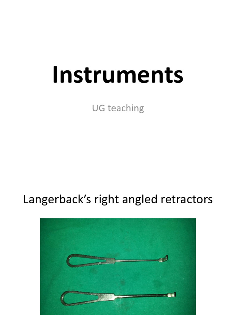 INSTRUMENTS Ent | PDF