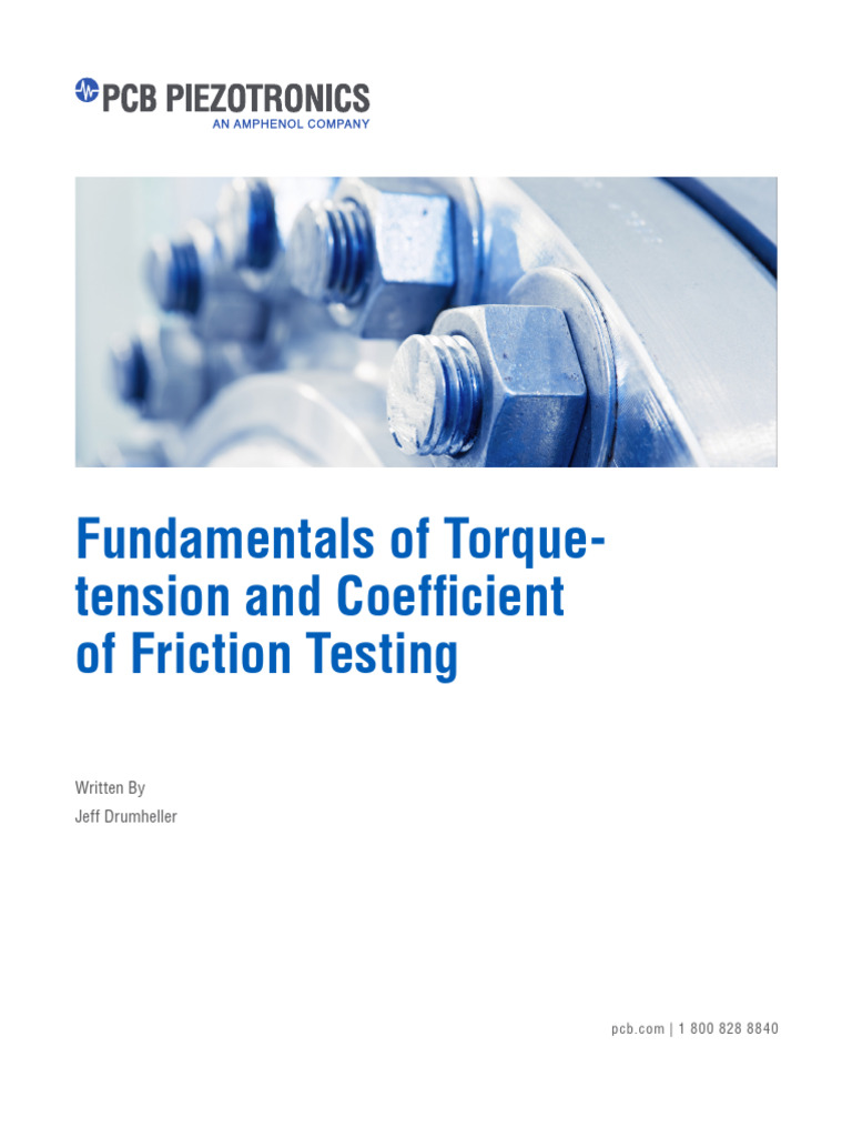 Torque-Tension Testing Fundamentals | PDF | Mechanical Engineering ...