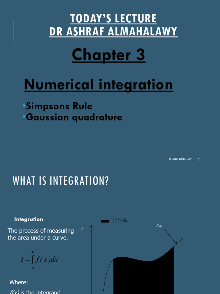 Numerical Integration Techniques Explained | PDF | Mathematics Of Computing | Theoretical ...