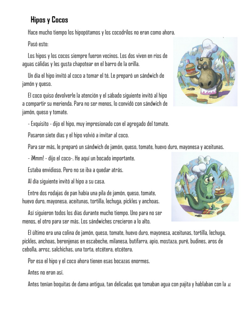 Hipos y Cocos | PDF