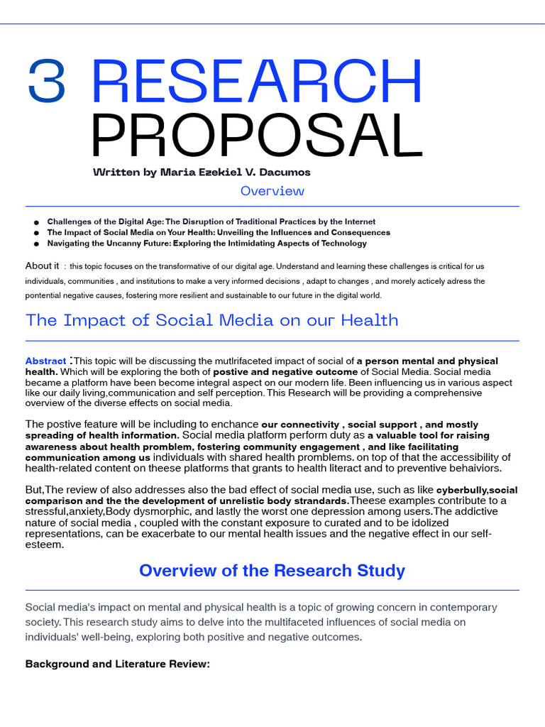 Research Proposal | PDF