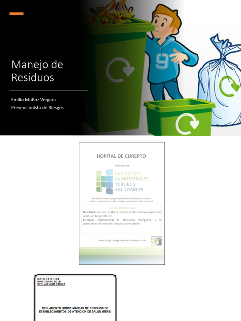 Manejo de Residuos en Salud | PDF | Hogar, jardinería y bricolaje | Salud y bienestar