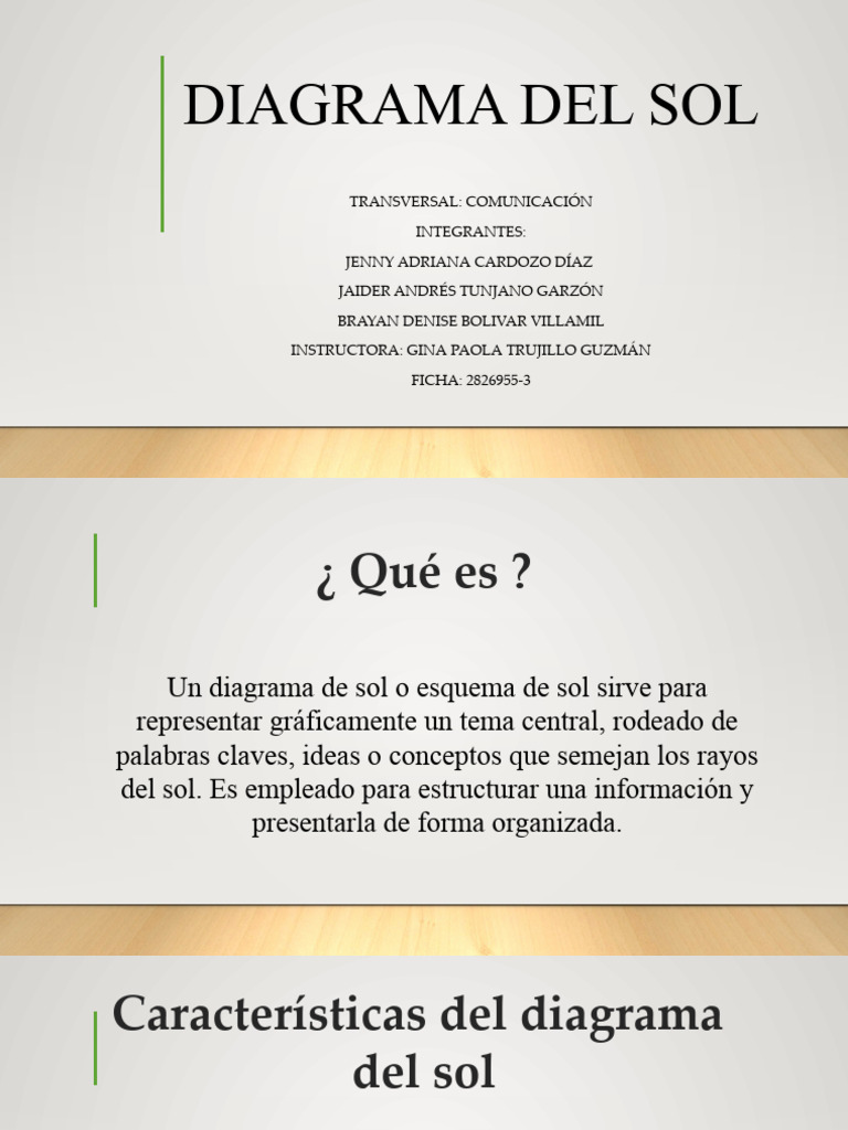 DIAGRAMA DEL SOL | PDF