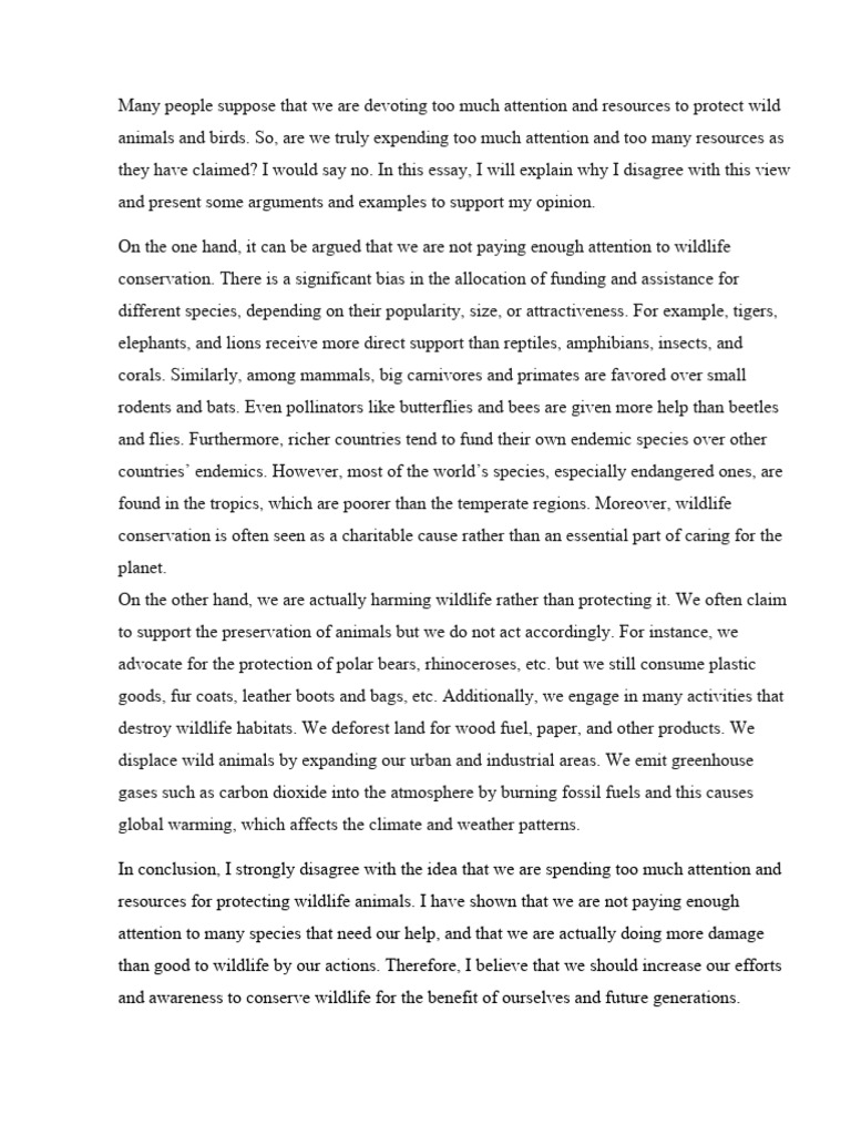 Some People Think That Too Much Attention and Too Many Resources Are ...