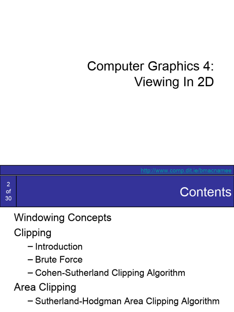 CG Graphics-Clipping | PDF | Computer Science | Applied Mathematics