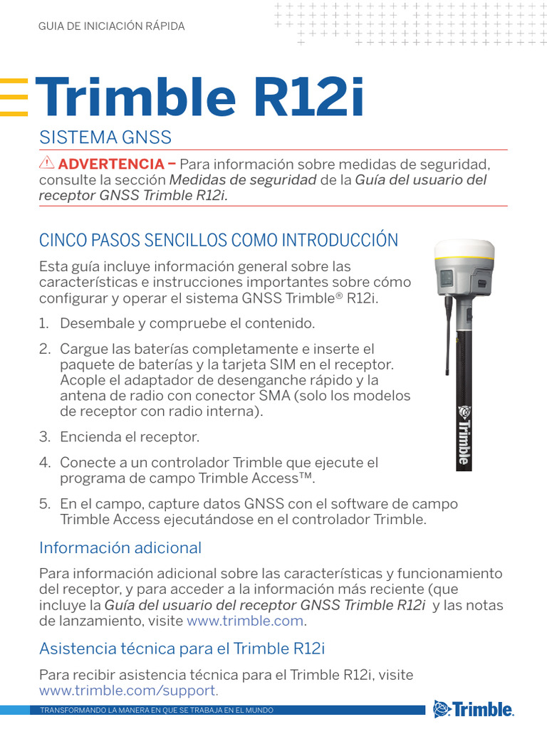 Guia Iniciacion Rapida Gps R12i | PDF | Tecnología