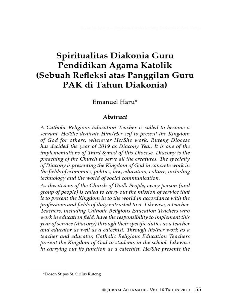 Diakonia Prima Unggul | PDF