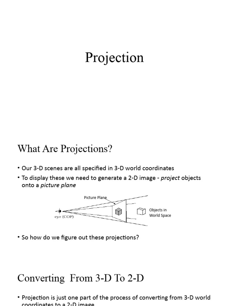 CG Projection | PDF