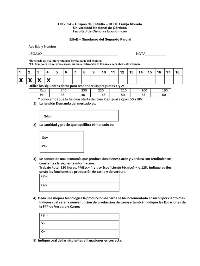 Simulacro Segundo Parcial 04032024 | PDF