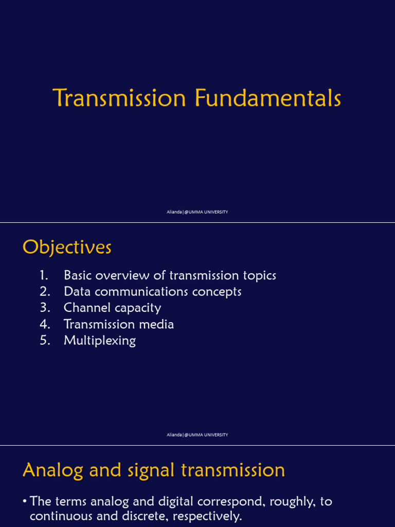 Transmission Fundamentals | PDF