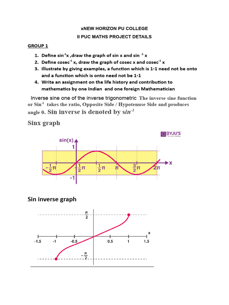 Maths Project | PDF