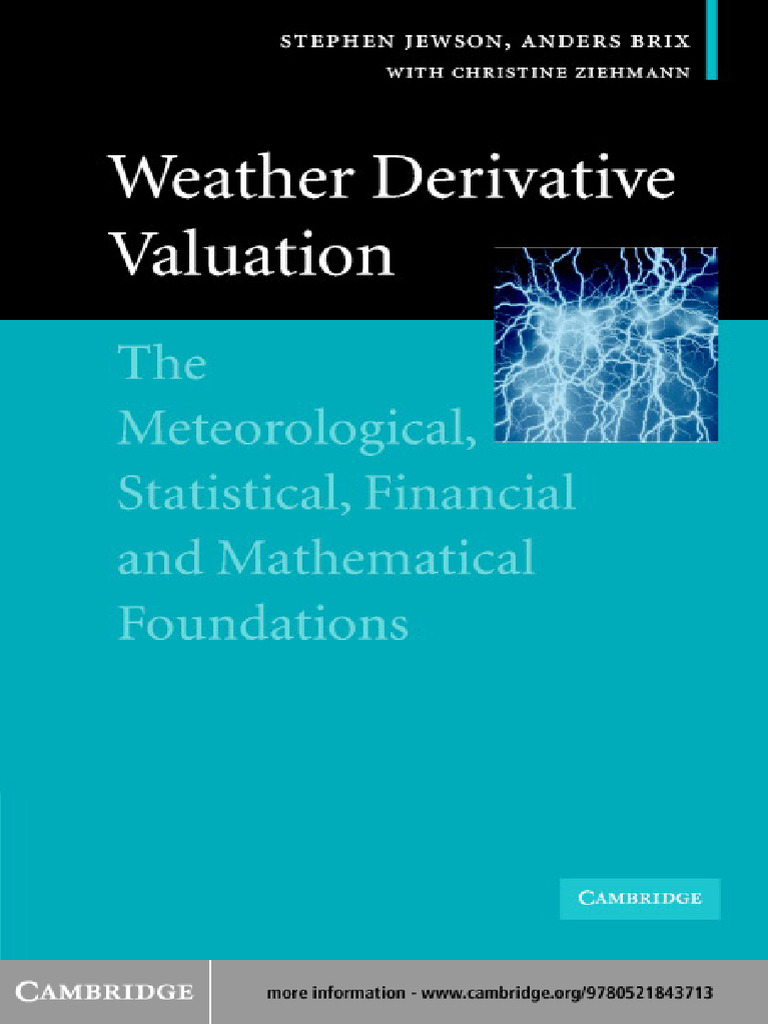 Weather Derivative Valuation | Download Free PDF | Hedge (Finance ...