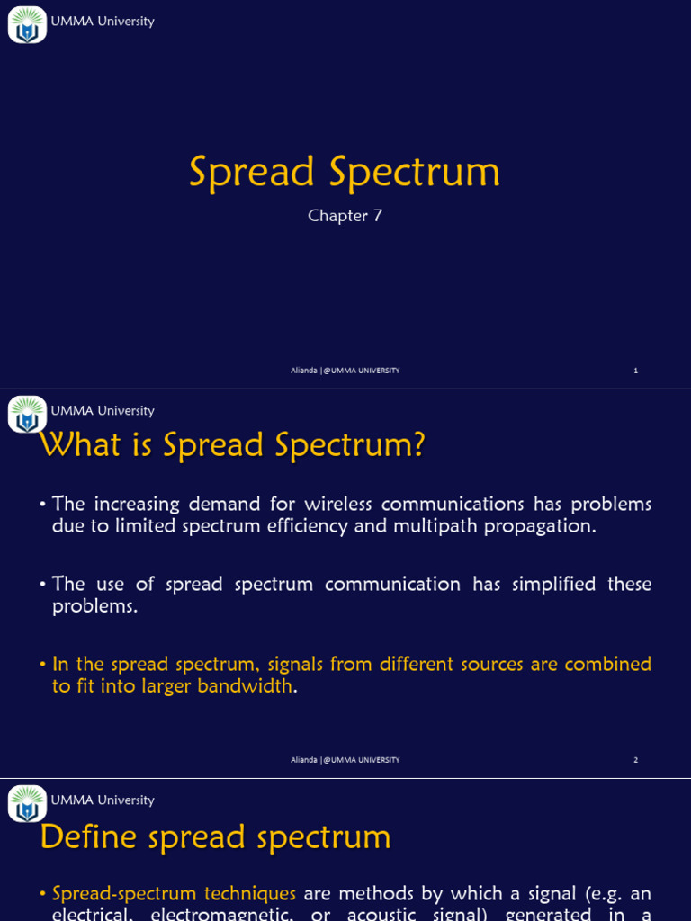Spread Spectrum | PDF