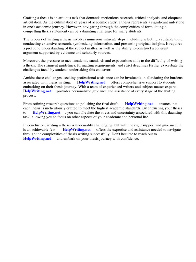 Example Art Thesis Statement Pdf Career And Growth