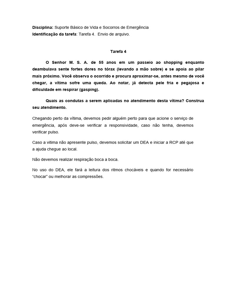 Tarefa 4 | PDF