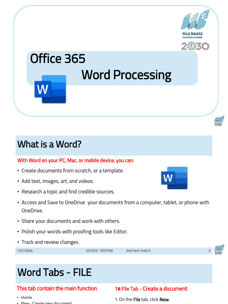 Word Processing 2024 | PDF