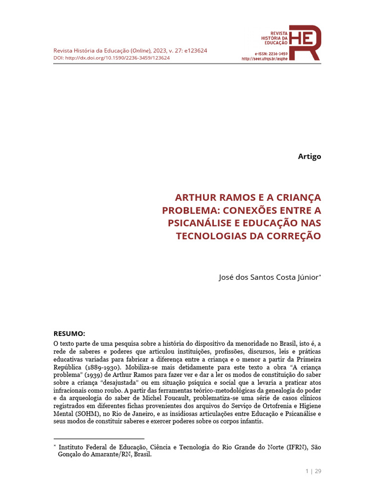 rhe,+RHE Artigo 123624 José+dos+Santos | PDF