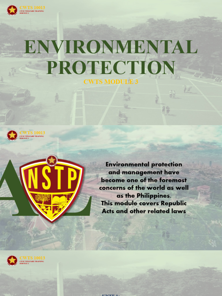 Module 3 - Environmental Protection | PDF | Climate Change | Water Pollution