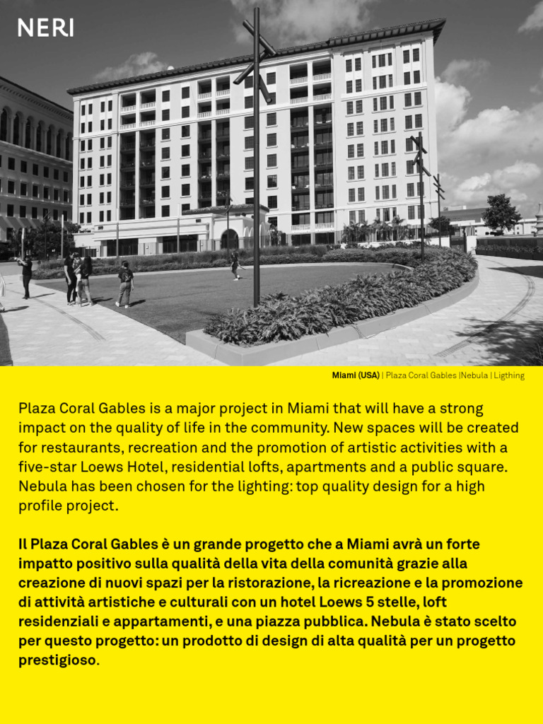 Neri Lighting Projects Nebula Miami - It - en | PDF | Buildings And ...