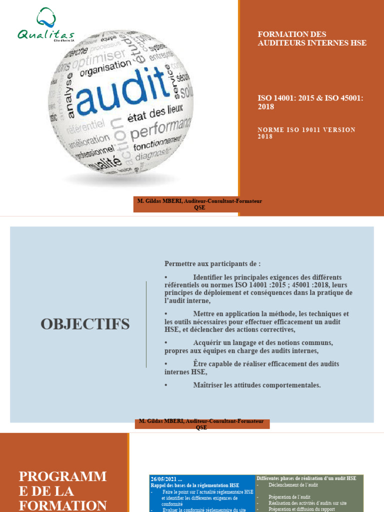 Formation Des Auditeurs Internes Qualite - Dolidol | PDF