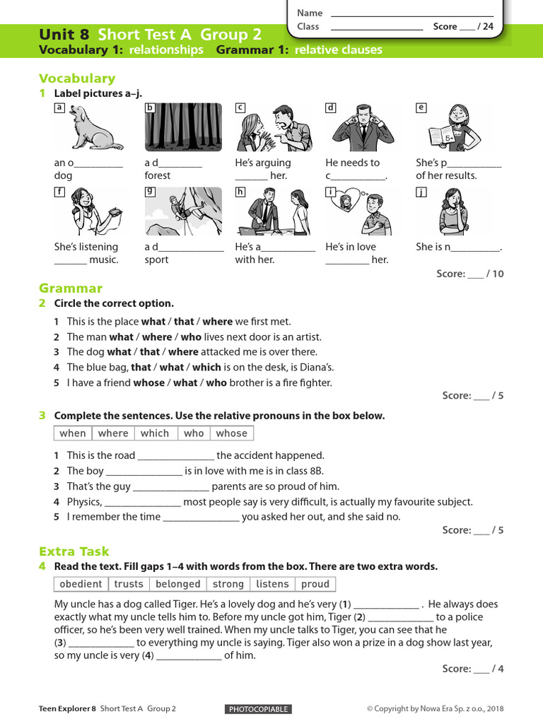 U8 Short A gr2 | PDF