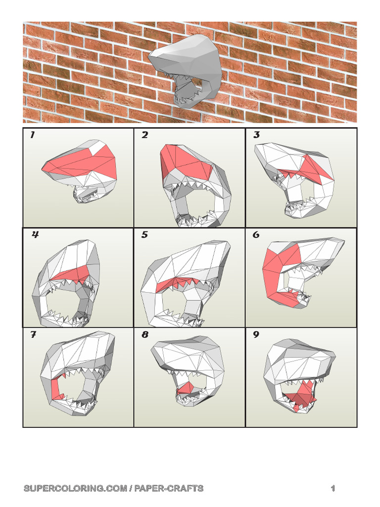 Jaws Shark Paper Crafts | PDF