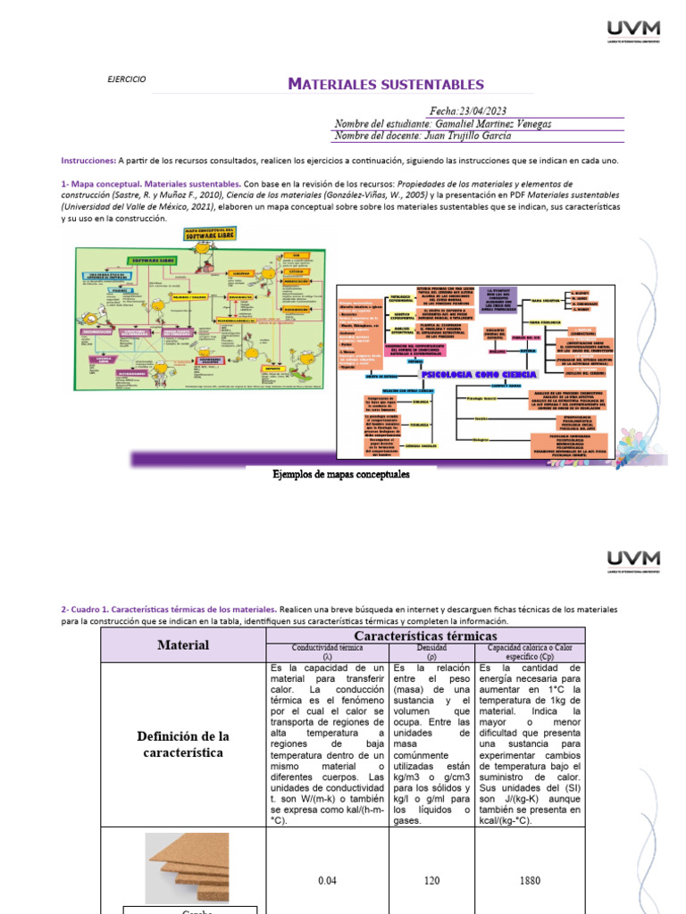 U2 - Act 5 | PDF | Conduccion termica | Capacidad calorífica