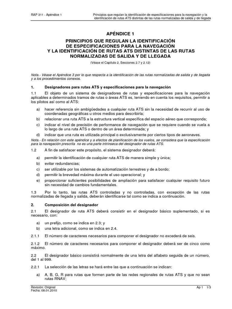 Especificaciones de Rutas ATS y Navegación | PDF | Informática | Tecnología