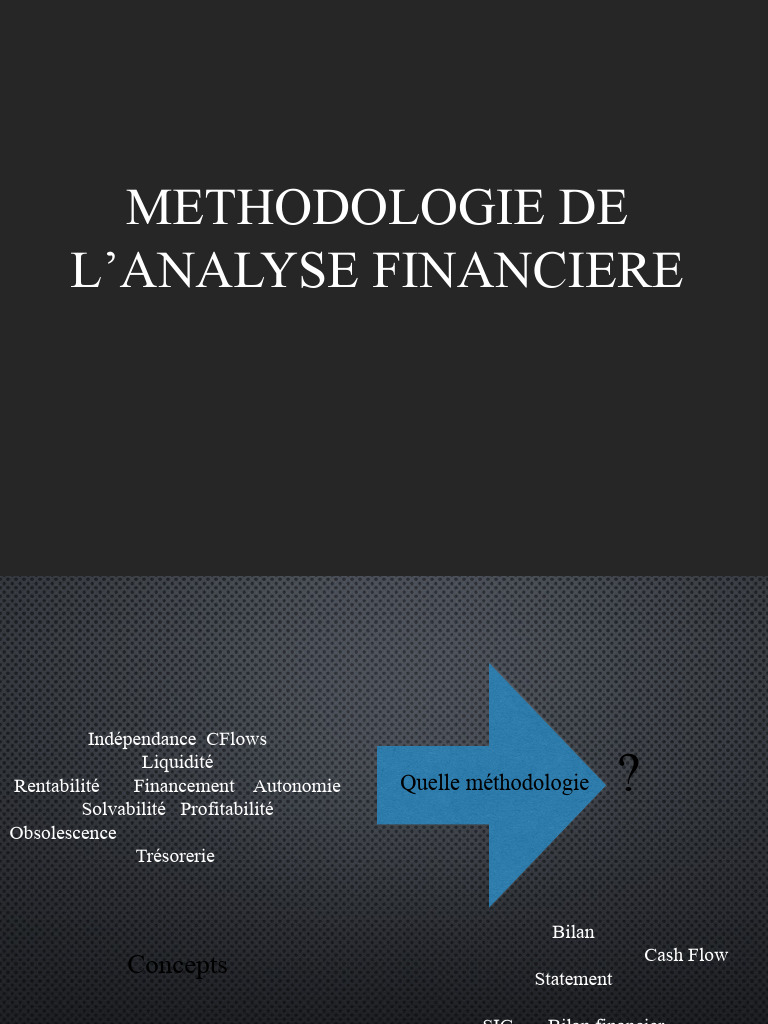 Méthodologie d'Analyse Financière | PDF | Fonds de roulement | Comptabilité financière
