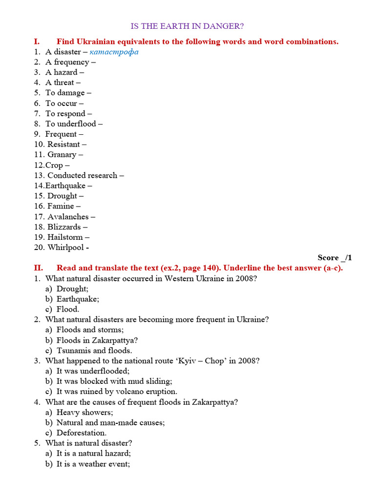 Natural Disaster | PDF | Natural Hazards | Natural Disasters