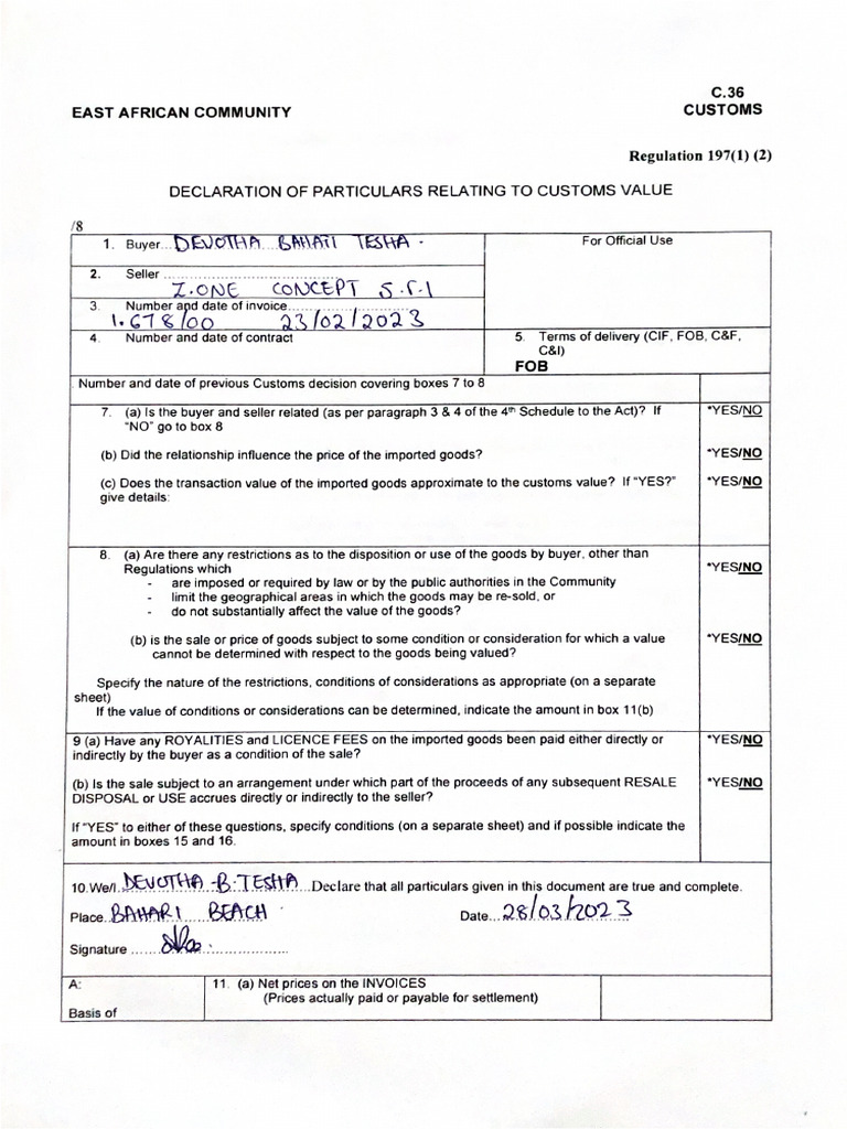 Customs | PDF