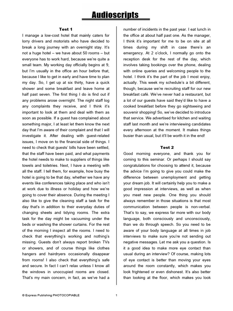 Hotel Management Daily Routine Insights | PDF | Chili Pepper