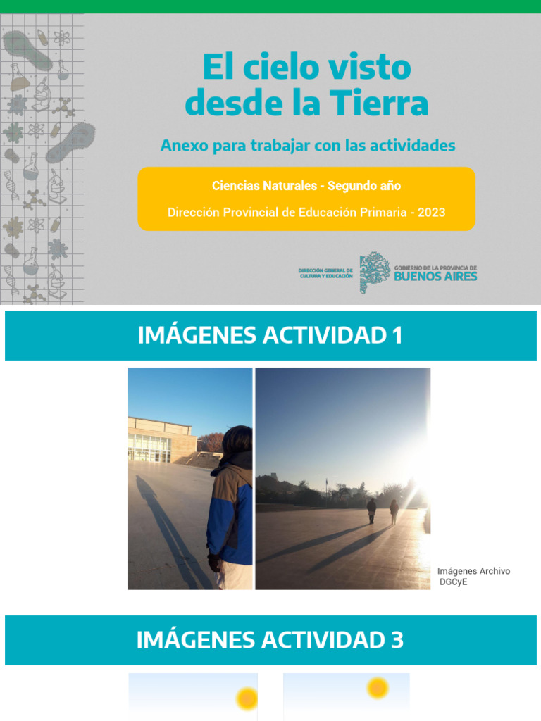 El Cielo Visto Desde La Tierra Material para Proyectar Continuemos ...