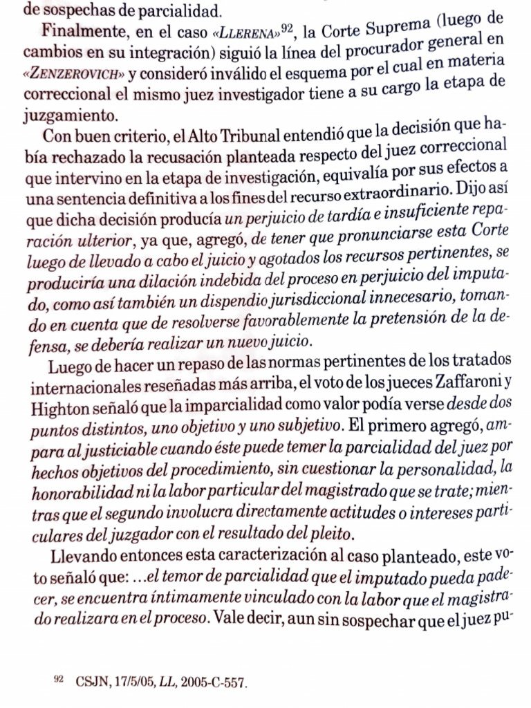 Llerena CSJN 2005 | PDF
