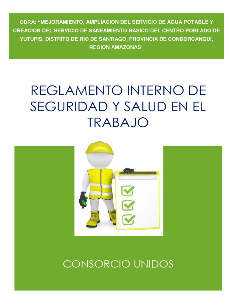 Reglamento Interno de Seguridad y Salud en El Trabajo Ok | PDF
