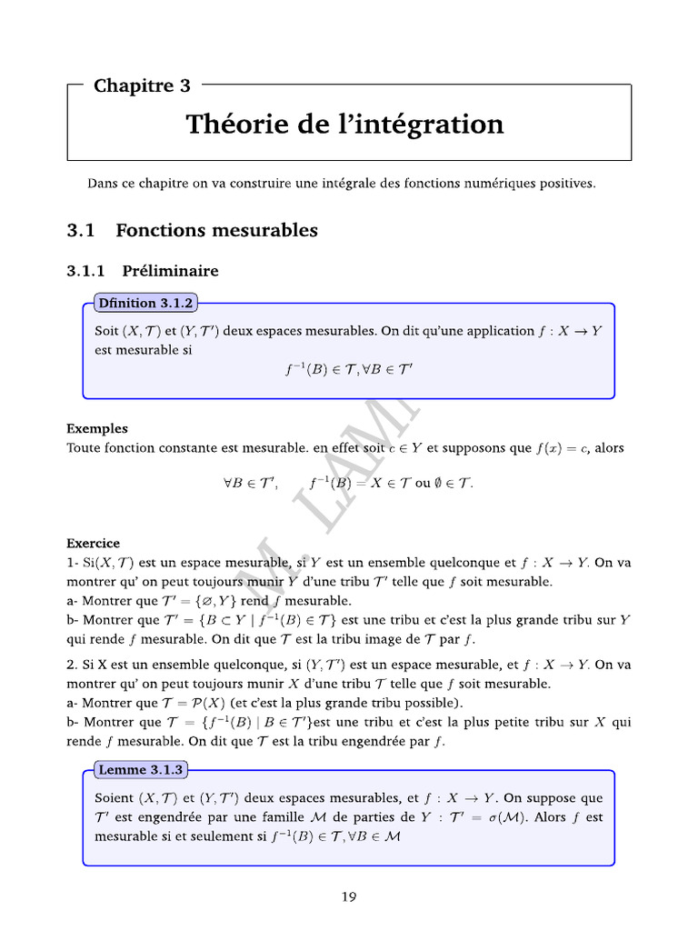 Chapitre 3 Integration | PDF