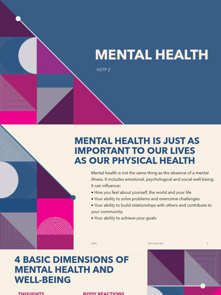 Unit 1 - Mental Health | PDF