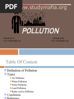 Types of Pollution | PDF | Pollution | Water Pollution