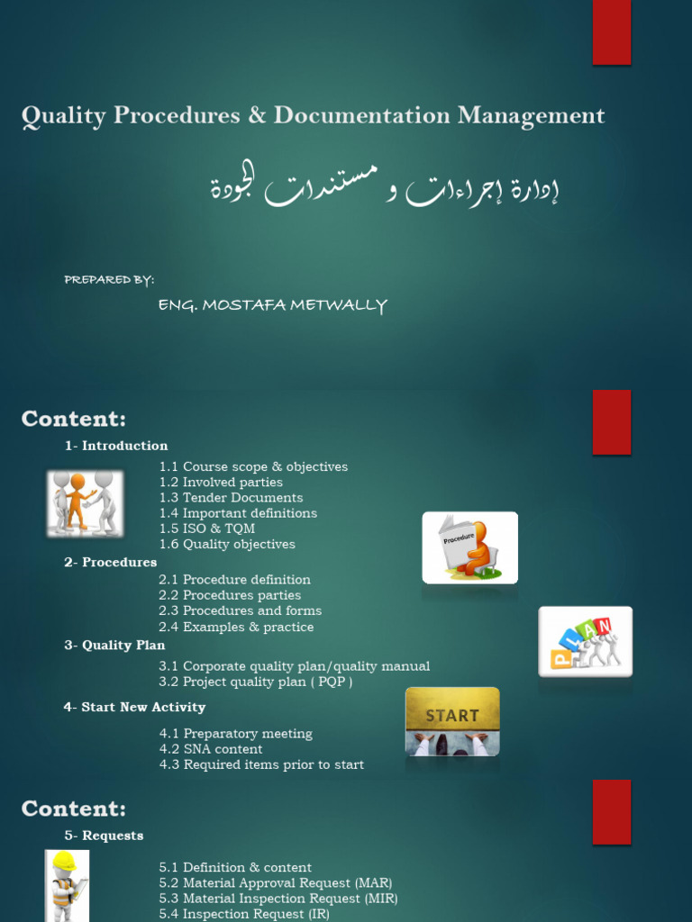 Lecture 2 Quality Procedures | PDF