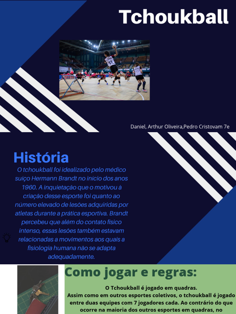 Tchoukball | PDF | Esportes e Recreação