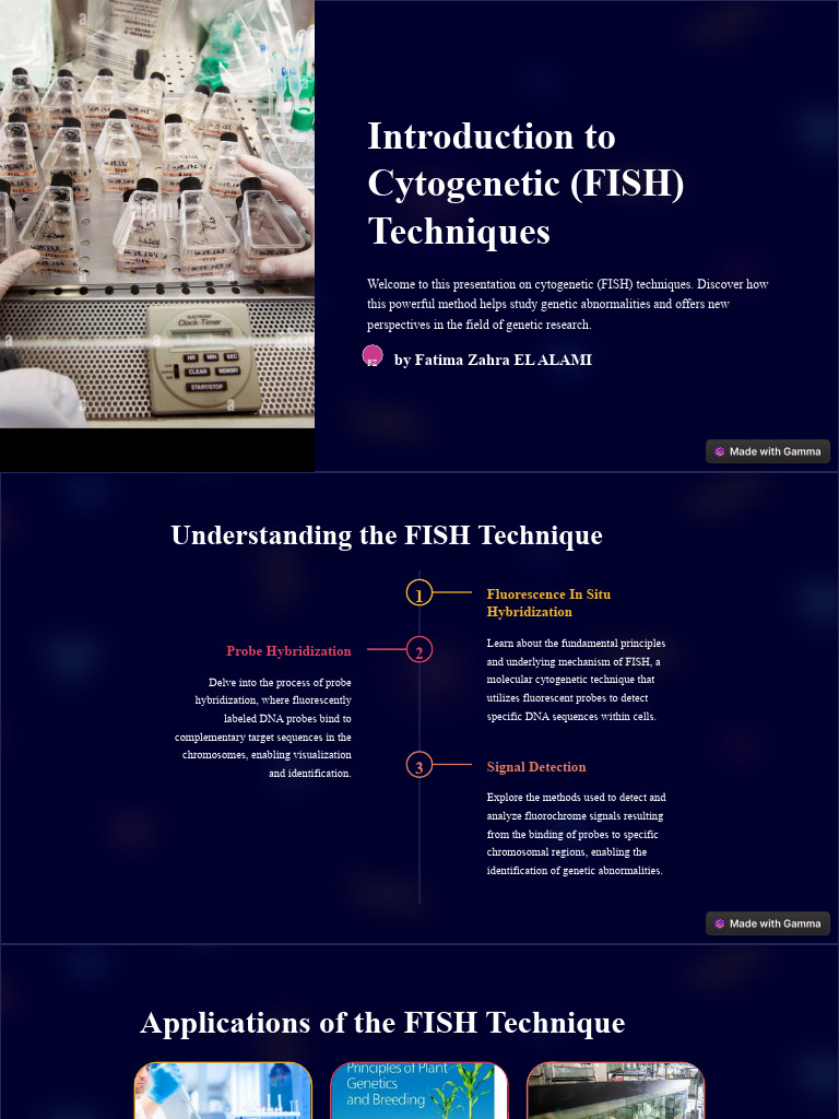Introduction To Cytogenetic FISH Techniques | PDF | Fluorescence In ...