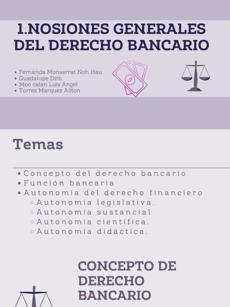 1.nosiones Generales Del Derecho Bancario | PDF | Ciencias sociales