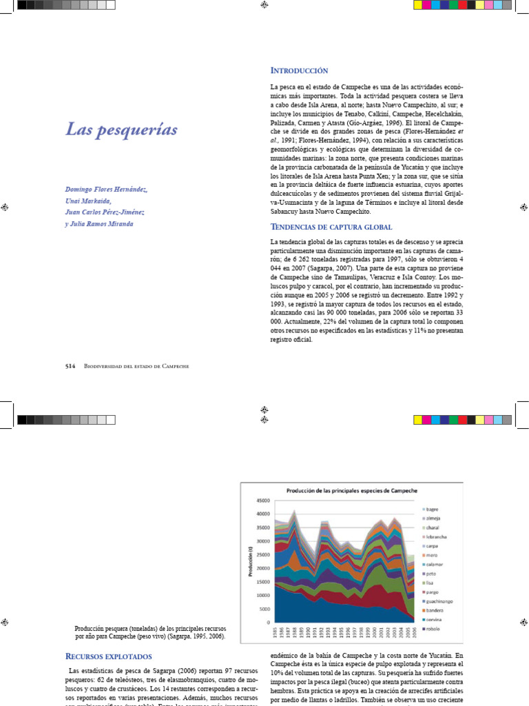 Recursos pesqueros en Campeche | PDF