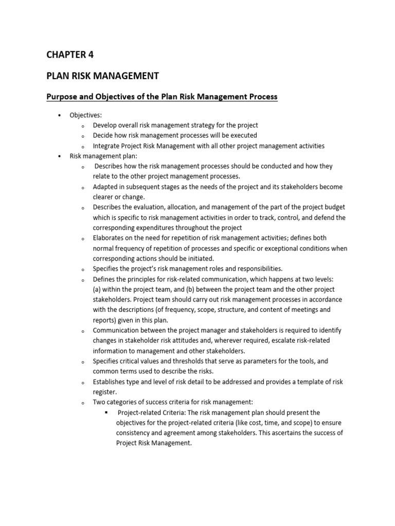 Icertify StudyGuidesPDF RMstudy 4-Plan-Risk-Management | Download Free PDF | Risk | Risk Management