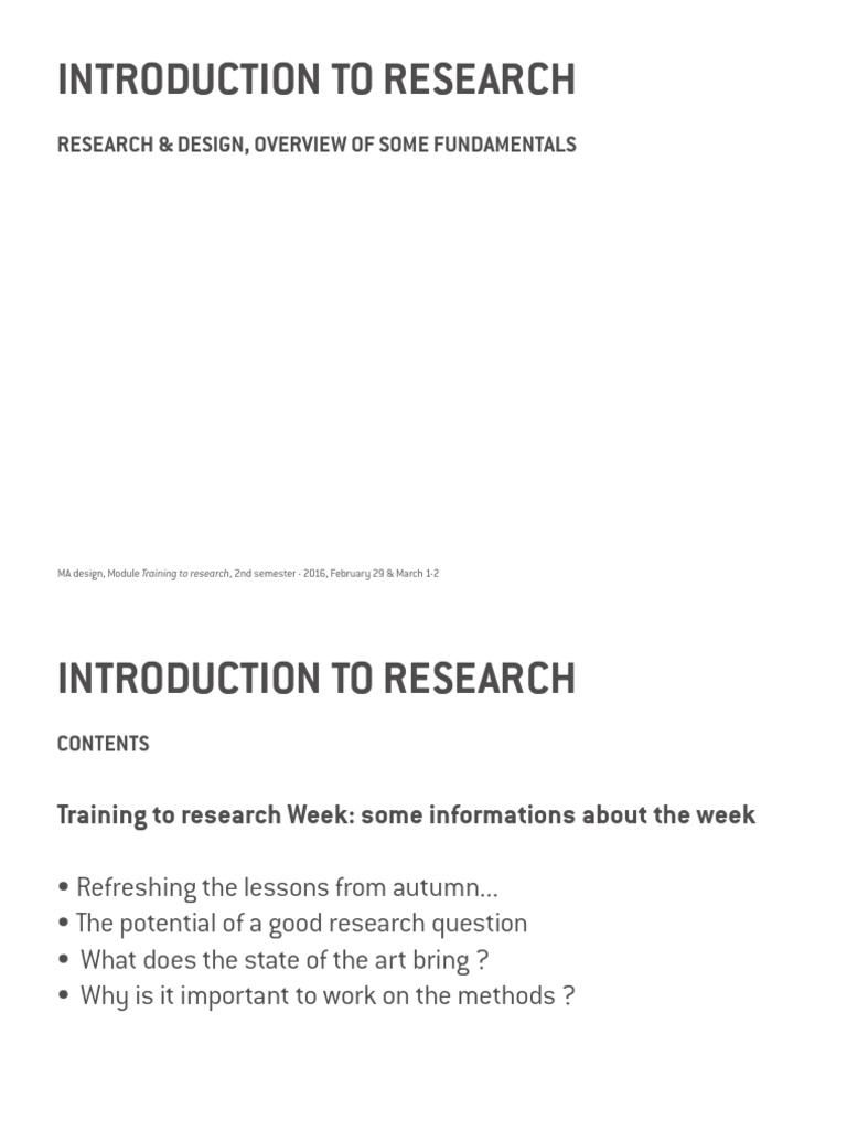 MA Design, Research, Sem2 - 1 - Intro | Download Free PDF | Tacit ... MA Design, Research, Sem2 - 1 - Intro | Download Free PDF | Tacit ...