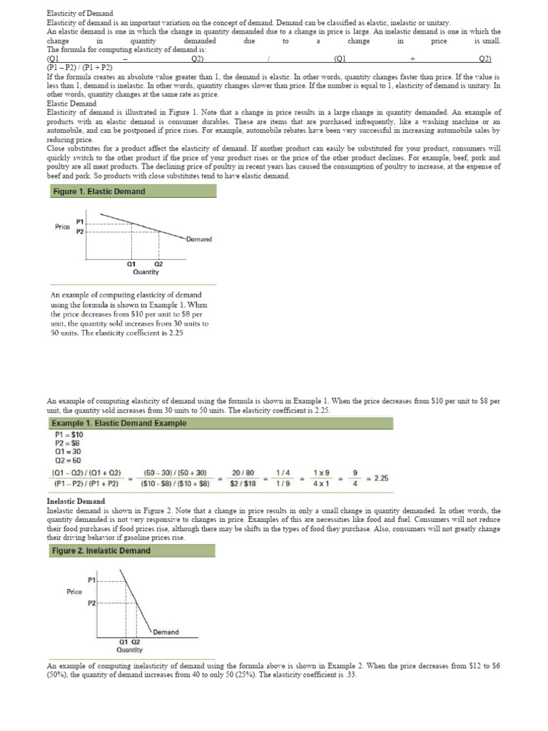 Notes of Unit 2 Micro Economics | PDF
